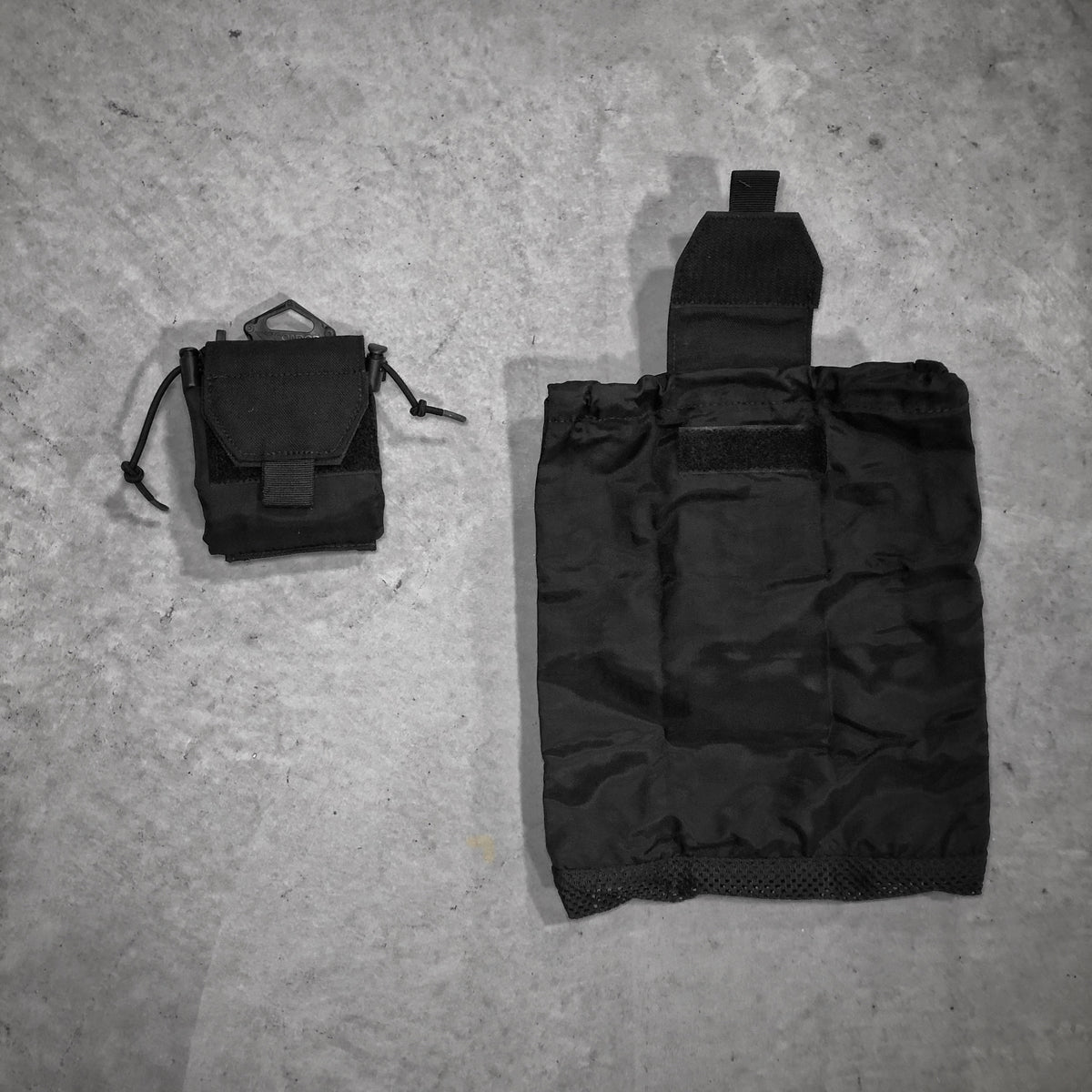 Micro Dump Pouch - Black – Covered Six Gear